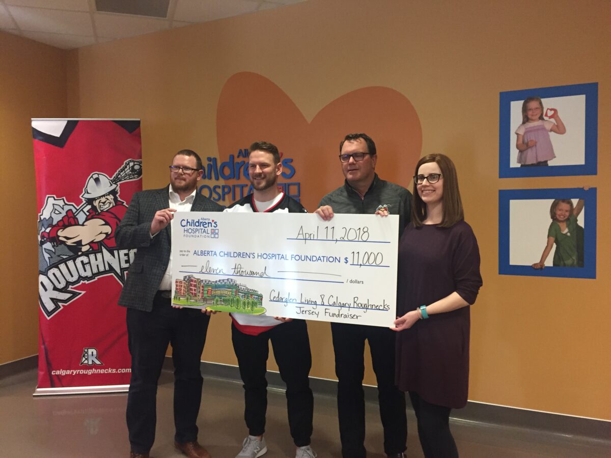 ROUGHNECKS AND CEDARGLEN LIVING DIRECT $11,000 TO ALBERTA CHILDREN’S ...